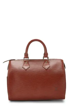 LOUIS VUITTON Speedy 25 Cannelle Epi Leather Handheld Bag