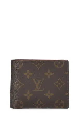 LOUIS VUITTON Monogram Canvas Marco Nm Wallet - Brown
