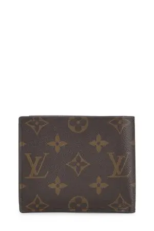 LOUIS VUITTON Monogram Canvas Marco Nm Wallet - Brown