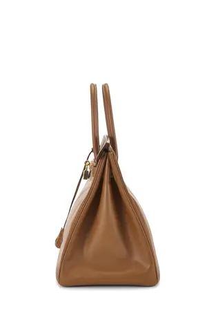 Hermès Gold Courchevel Birkin 35 Bag - Brown