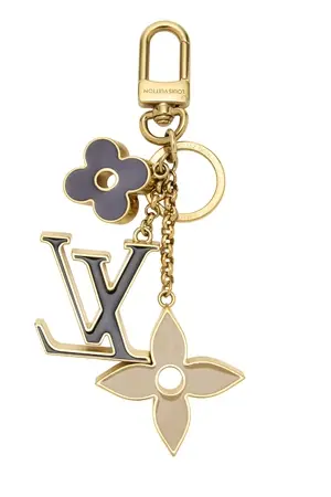 LOUIS VUITTON Fleur De Monogram Bag Charm