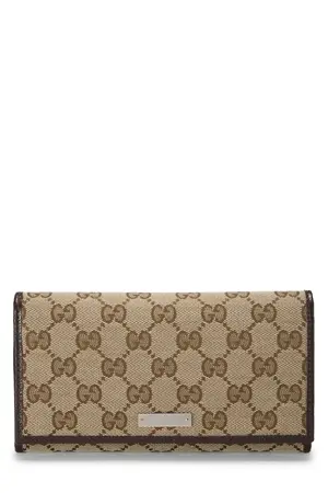 Gucci Original Gg Canvas Continental Wallet