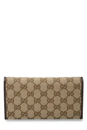 Gucci Original Gg Canvas Continental Wallet