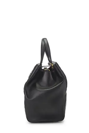 Gucci Leather Gg Marmont Top Handle Bag