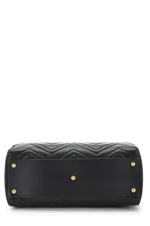 Gucci Leather Gg Marmont Top Handle Bag