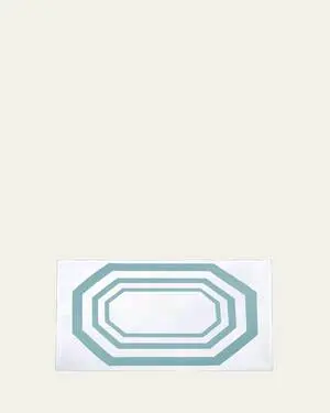 THE LINO Essential Aqua Tablecloth, 71" X 125" Aqua