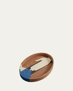 L'Objet Edgar Oval Tray - Multi
