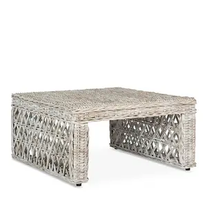 SAFAVIEH Couture Shila Wicker Coffee Table - White Wash