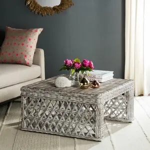 SAFAVIEH Couture Shila Wicker Coffee Table