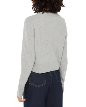 Whistles Cropped Wool Cardigan