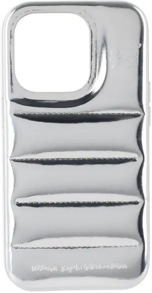 URBAN SOPHISTICATION Urban Sophistication Silver 'The Puffer' IPhone 14 Pro Case - Mirror