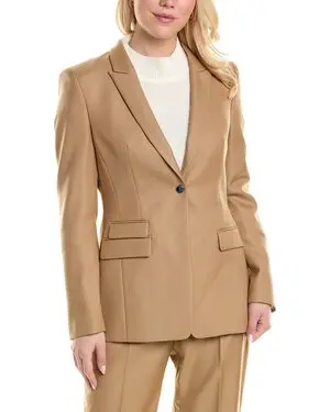 Hugo Boss Juicylara2 Wool Blazer - Brown
