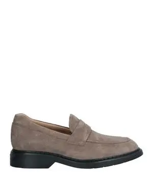 Hogan Leather Penny Loafers - Beige