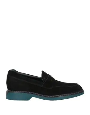 Hogan Leather Penny Loafers - Black