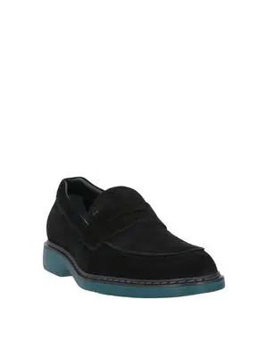 Hogan Leather Penny Loafers - Black
