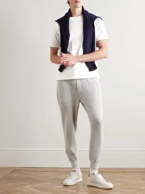 Brunello Cucinelli Cotton-jersey T-shirt - White