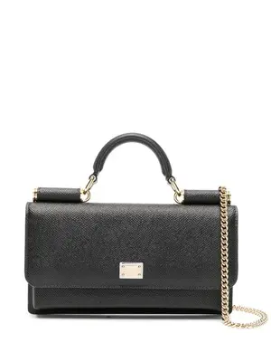 Dolce & Gabbana Mini Leather Clutch - Black
