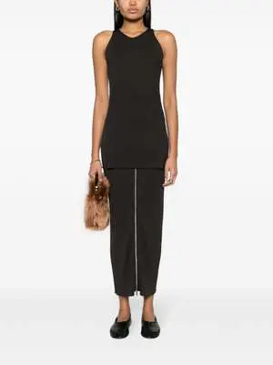 Nanushka Meika Ribbed Knit Midi Skirt