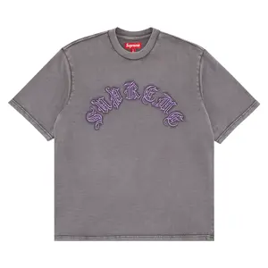 Supreme Old English Top - Grey