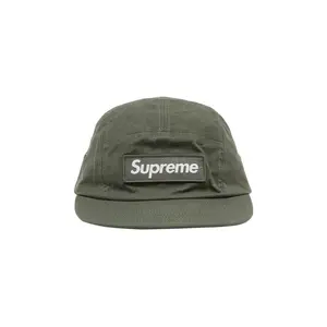 Supreme Waxed Cotton Camp Cap - Green