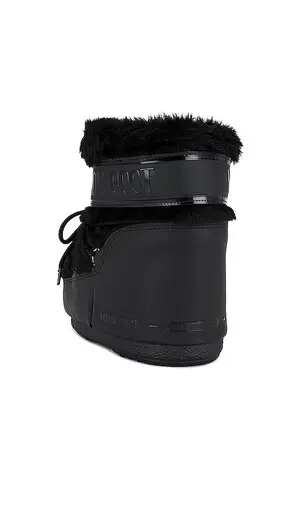 Moon Boot Icon Low Faux Fur Boots - Black