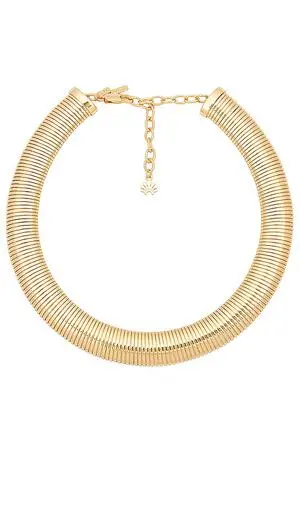 Lele Sadoughi Snake Chain Necklace - Gold