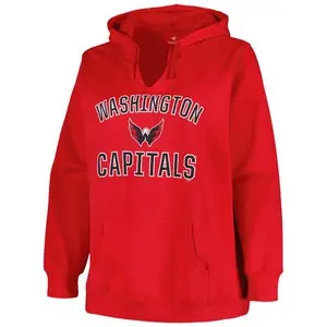 Profile Washington Capitals Arch Over Logo Pullover Hoodie