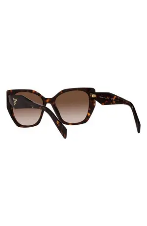 Prada 56mm Cat Eye Sunglasses