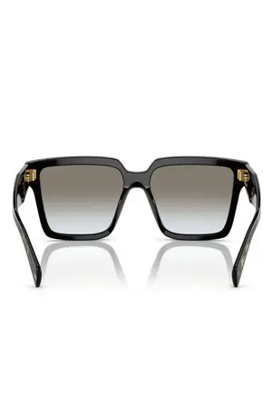 Prada 57mm Square Sunglasses - Black