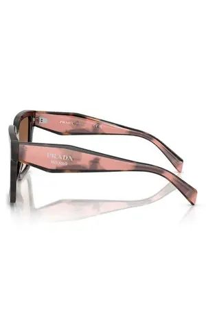 Prada 57mm Square Frame Sunglasses