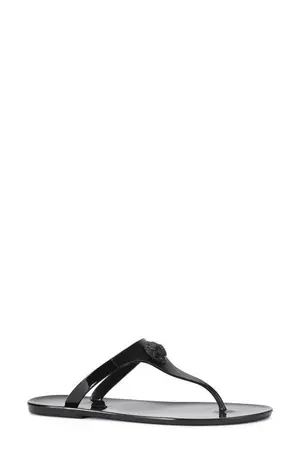 Kurt Geiger Maddison Eagle Head Sandal - Black
