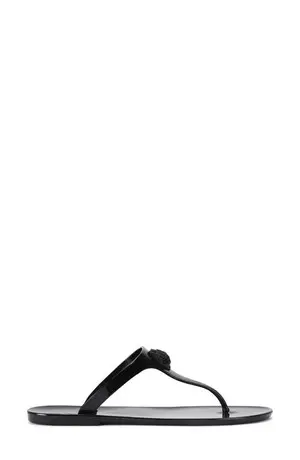 Kurt Geiger Maddison Eagle Head Sandal - Black