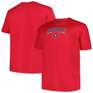 Profile Washington Capitals Big & Tall Arch Over Logo T-shirt