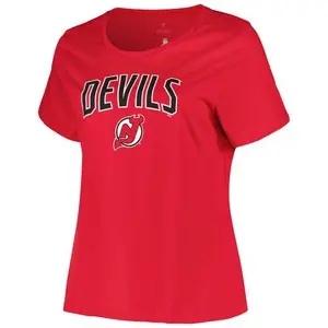 Profile New Jersey Devils Arch Over Logo T-shirt