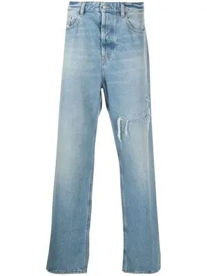 DIESEL® Straight Jeans D-rise 09e25 - Blue