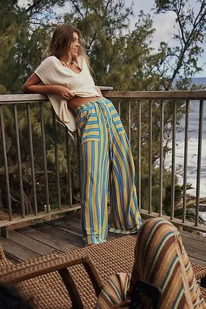 Free People Free People Free-est Dana Pants Blue