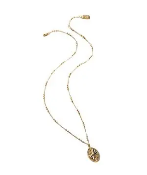 MIRANDA FRYE Brinley Chain With Wanderlust Charm - Gold