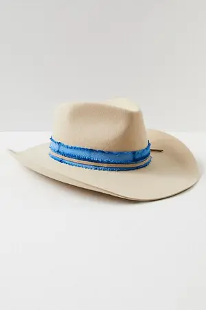 Free People Baldwin Embellished Rancher Hat