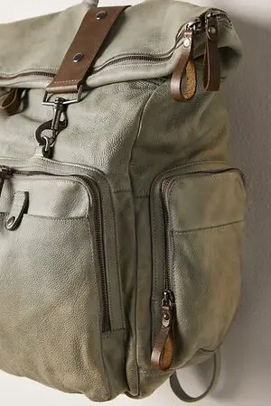 Free People Brigade Leather Backpack