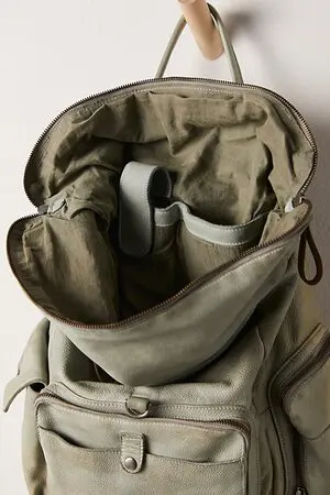 Free People Brigade Leather Backpack