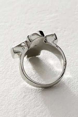 Free People Cross Ring - Silver