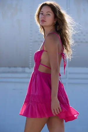 Free People Taking Sides Mini Dress
