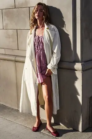 Free People Taking Sides Mini Dress Dawn Mauve