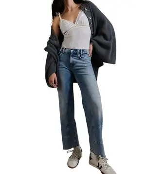 Free People Raw Edge Hem Jeans For Women