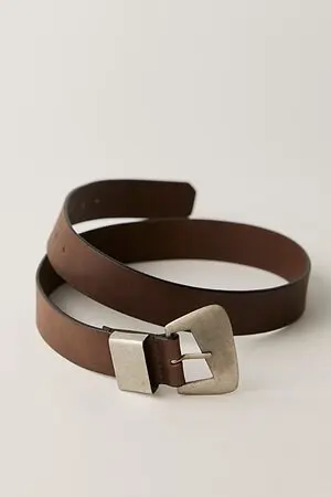 Free People Siggy Leather Belt Espresso