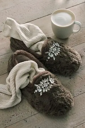 Free People Slumber Party Loafer Slippers - Mocha