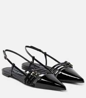 Dolce & Gabbana Pointed Toe Flats For Women