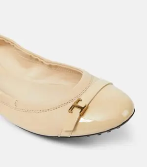 TOD'S Leather Ballerina Flats