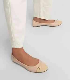 TOD'S Leather Ballerina Flats