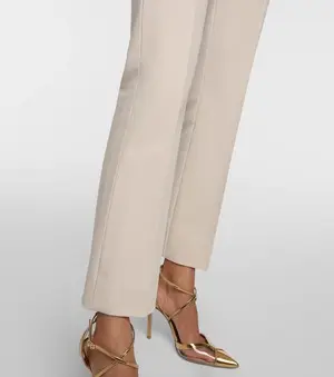 Max Mara Fatina Cropped Straight Pants - White